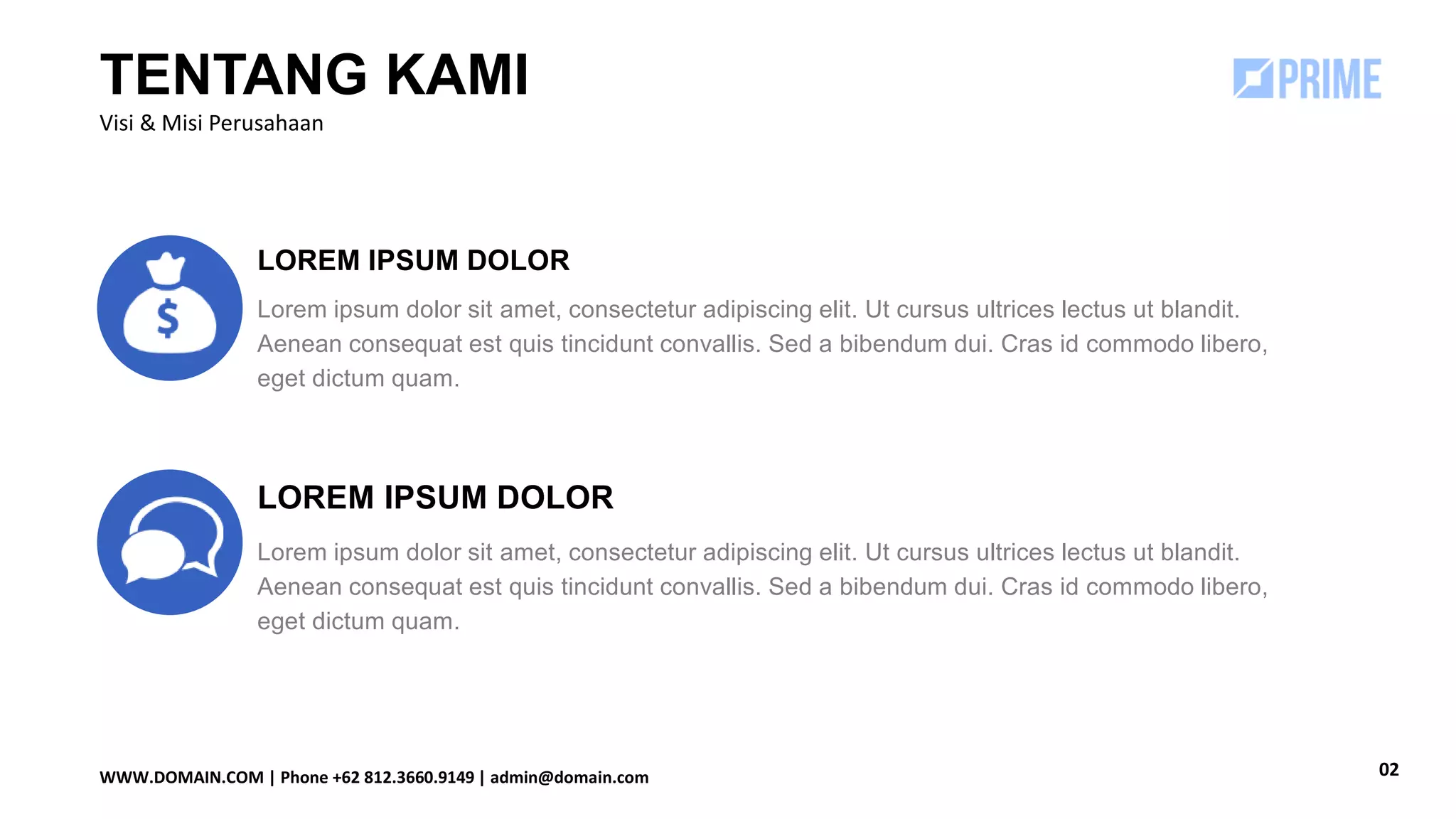 Contoh Presentasi Company Profile Perusahaan (format powerpoint) | PDF