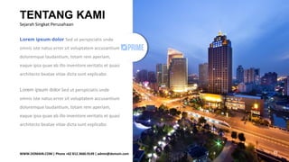 Contoh Presentasi Company Profile Perusahaan (format powerpoint) | PDF