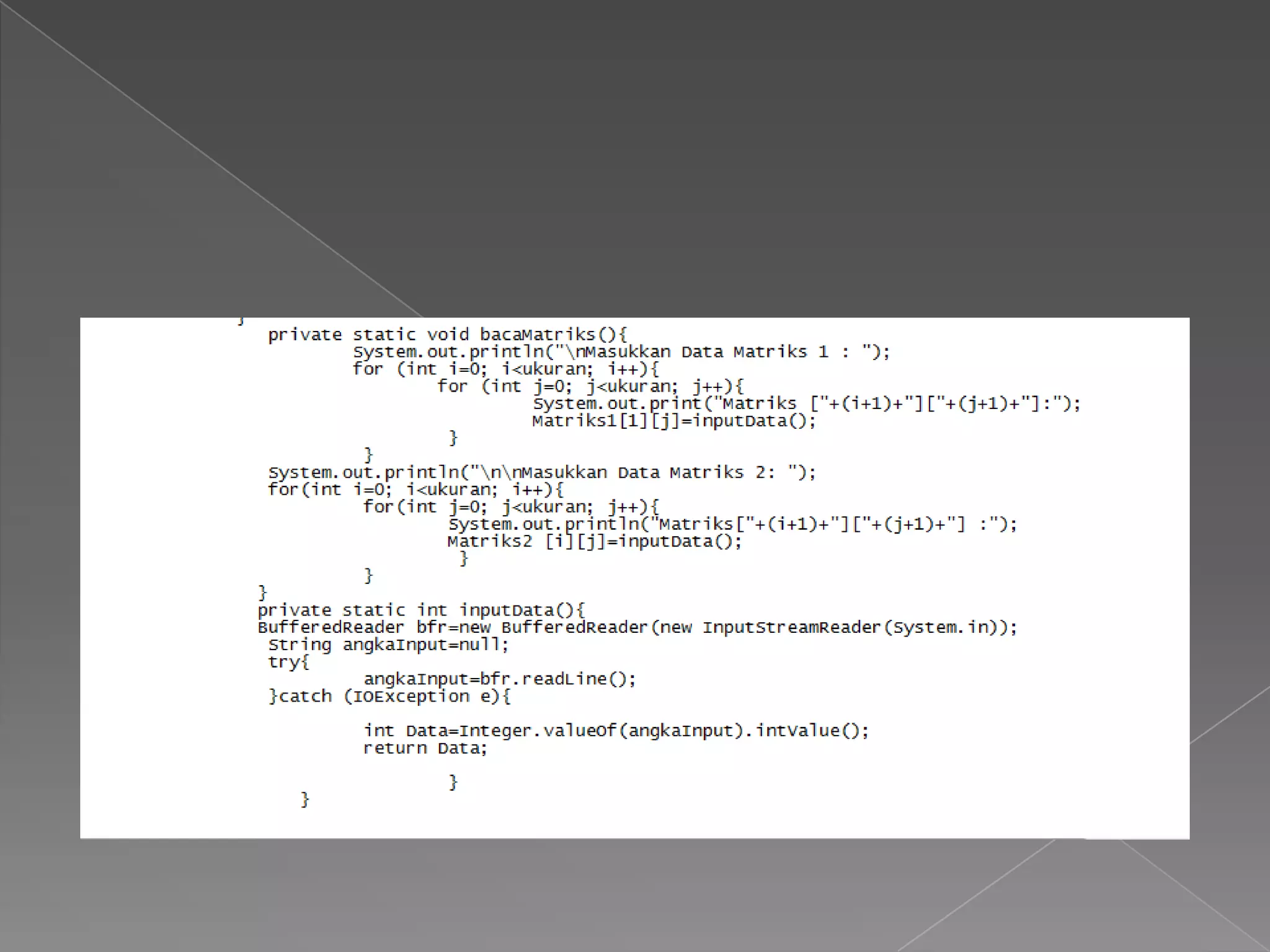 Contoh program | PPT