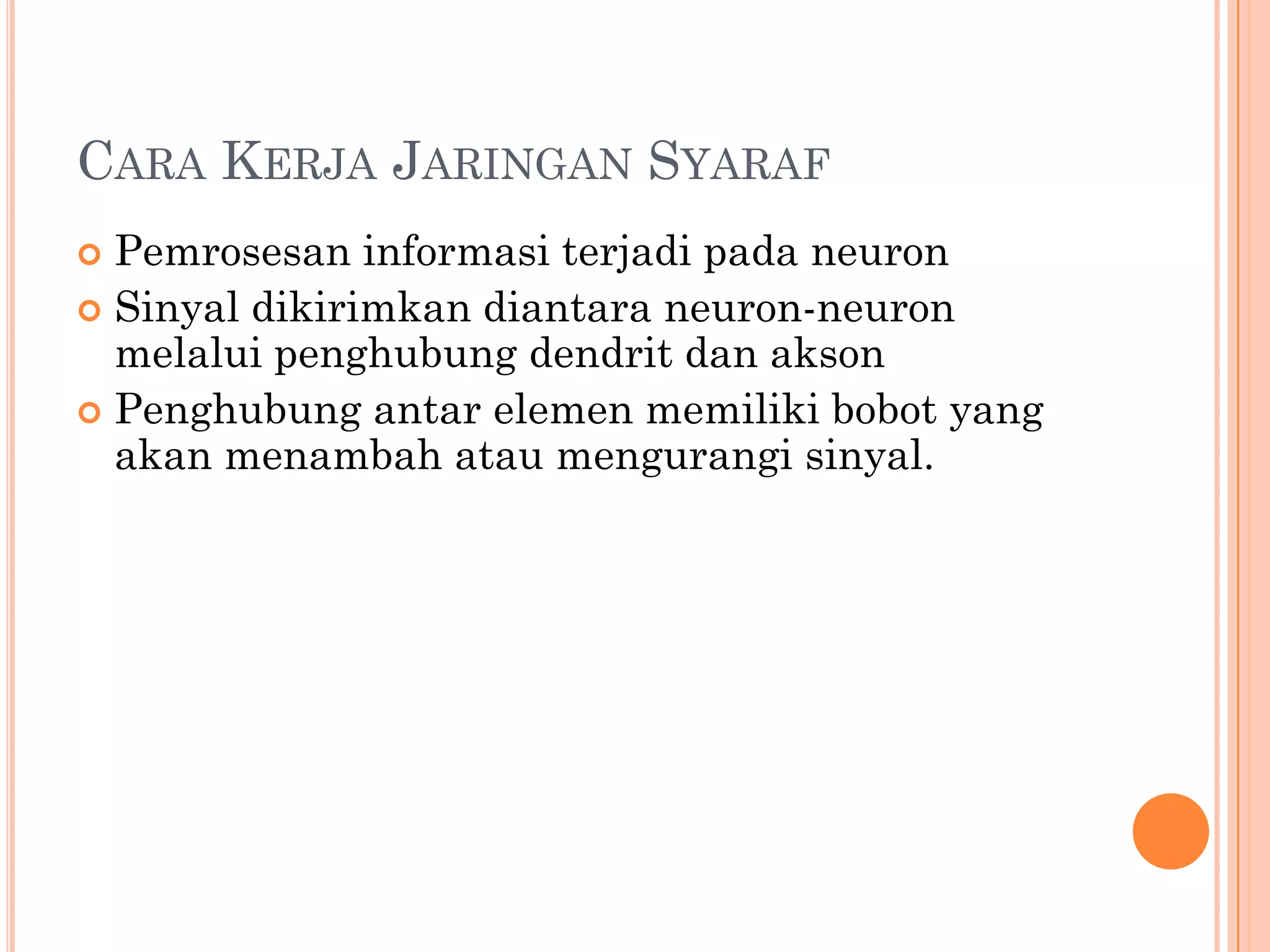 Contoh Program Jaringan Syaraf Tiruan Sederhana | PDF