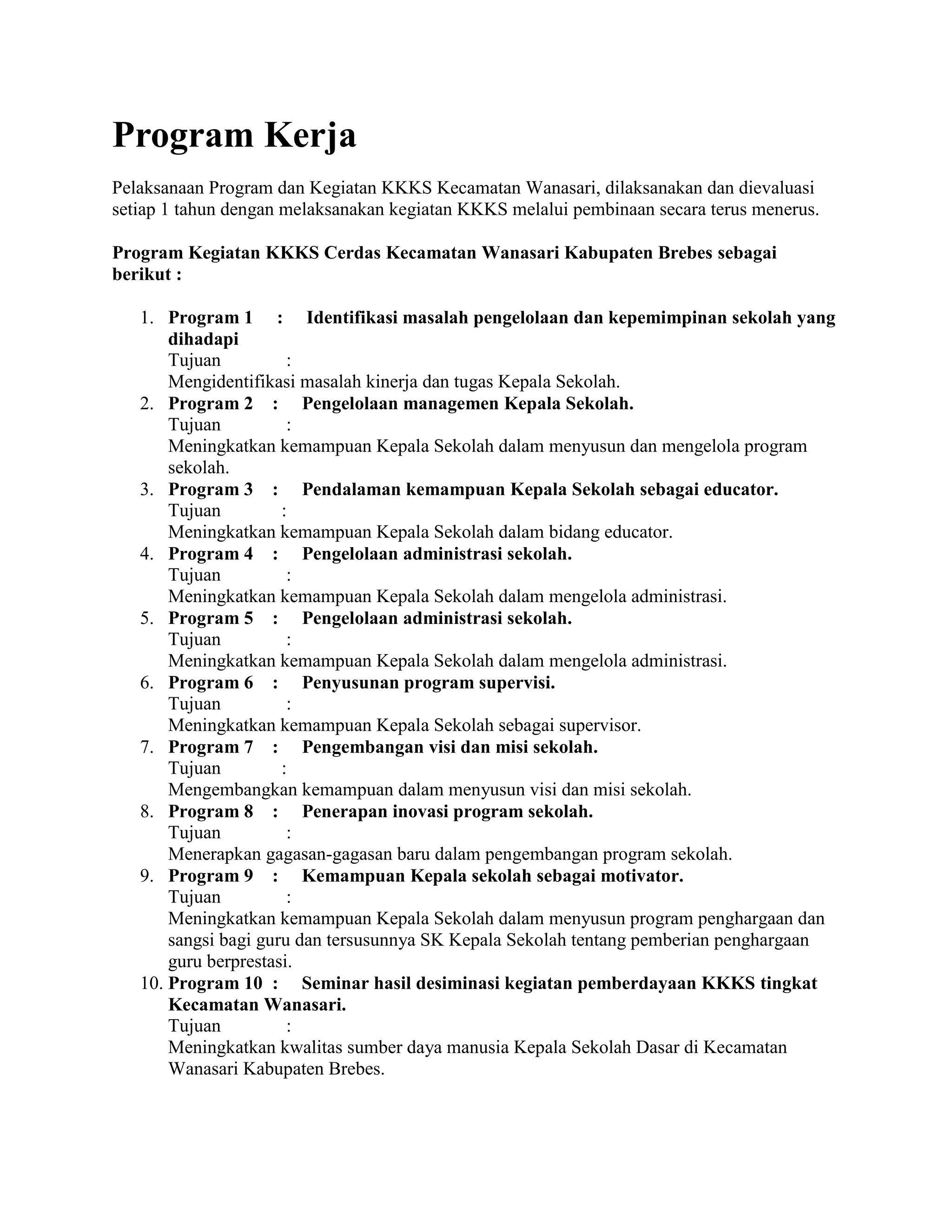 CONTOHhhhhhhhhhhh Program Kerja K3S.docx