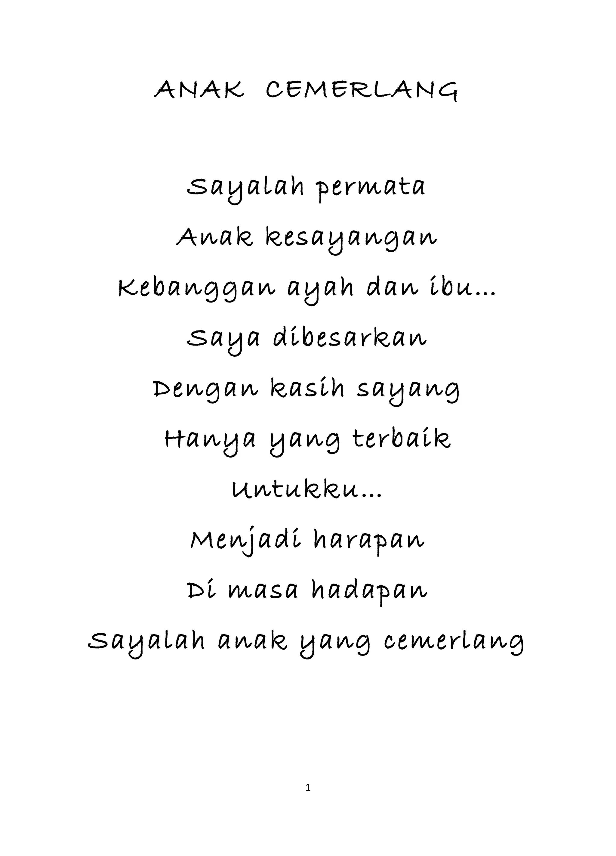 Contoh program transisi | DOC