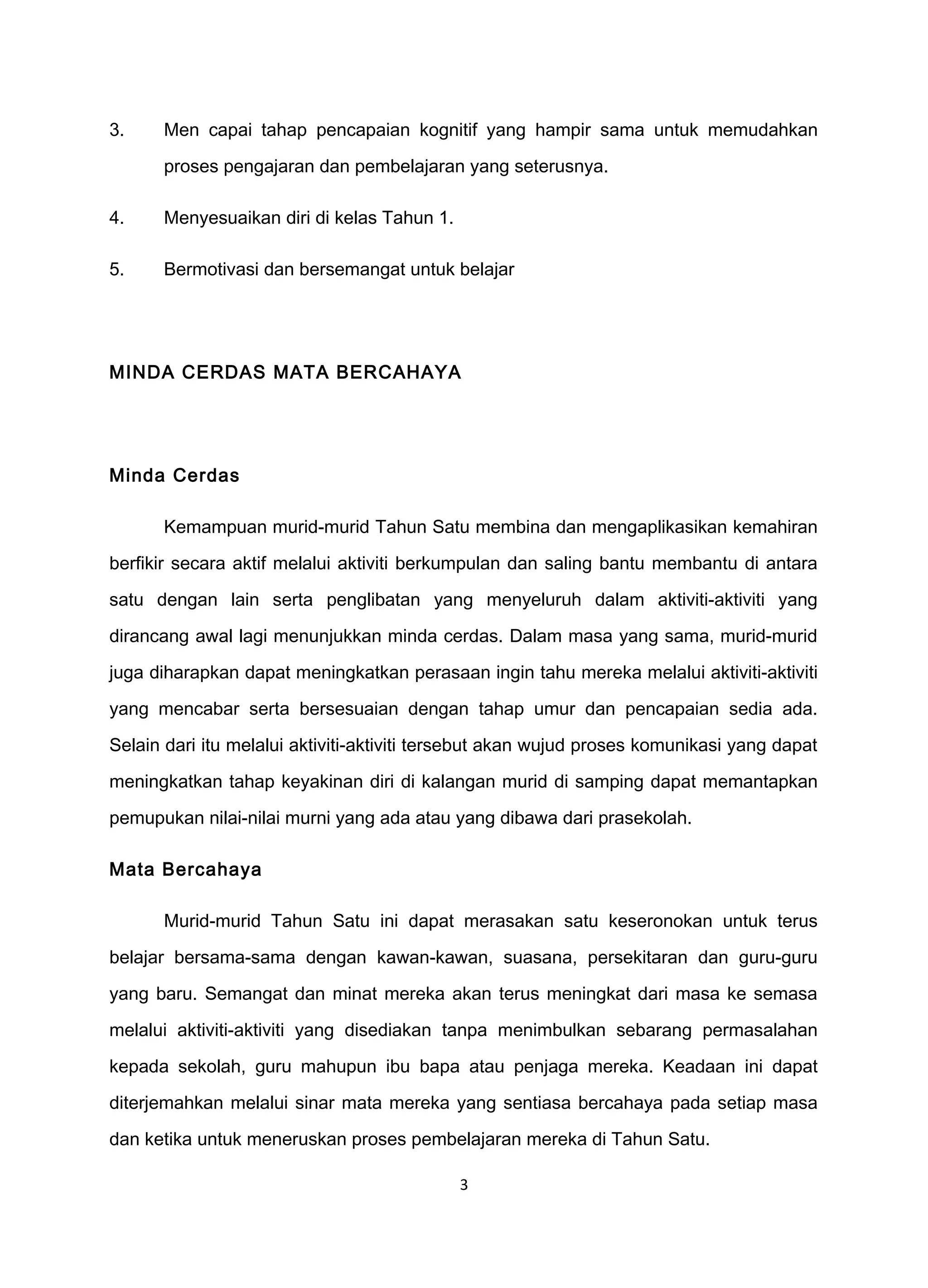 Contoh program transisi | DOC