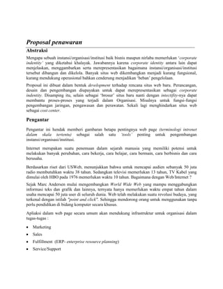 Contoh proposal | PDF