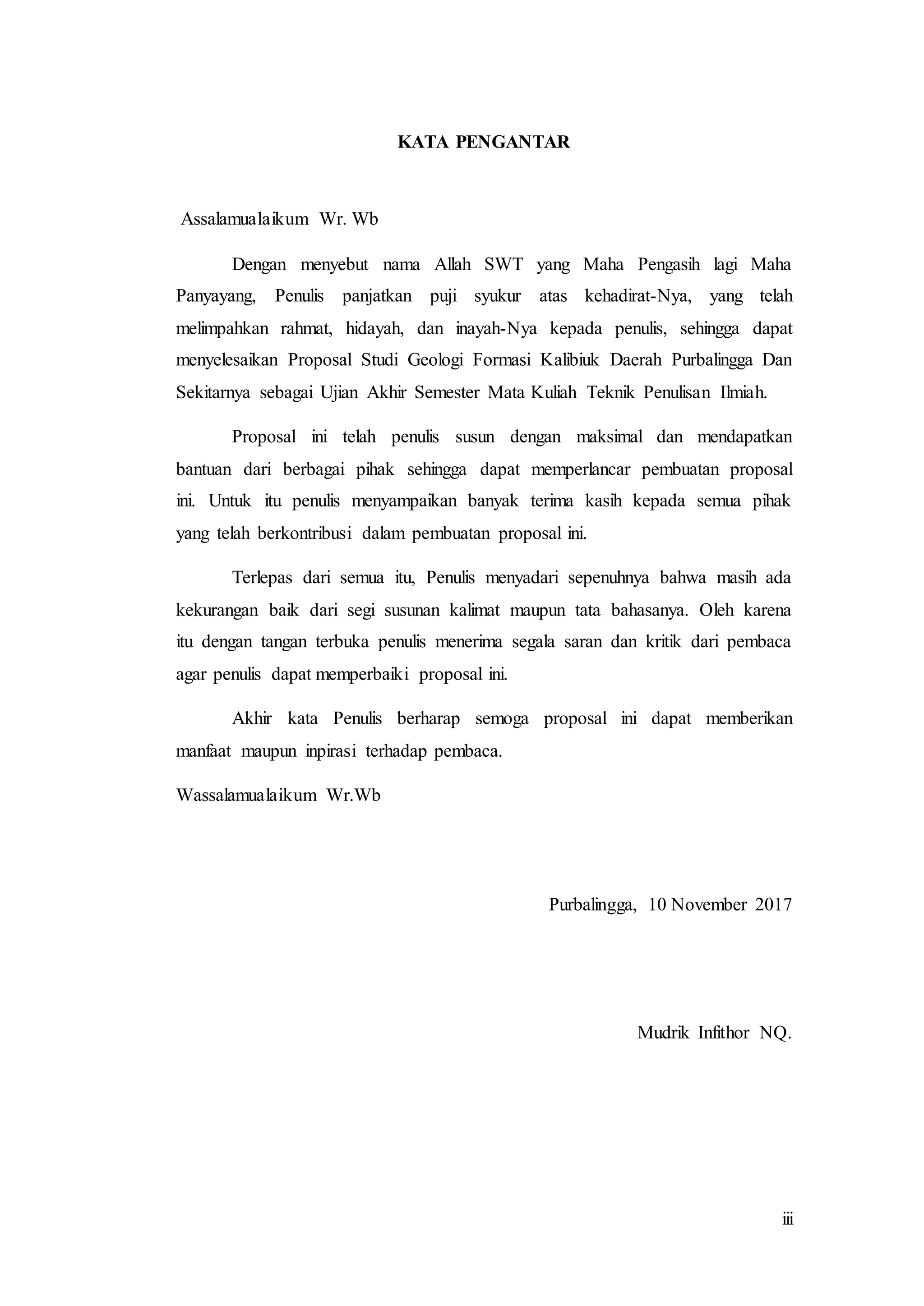 Contoh proposal | DOCX