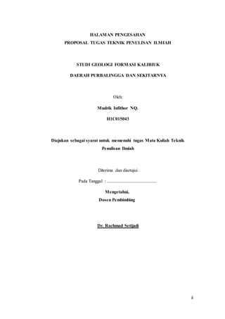 Contoh proposal | DOCX