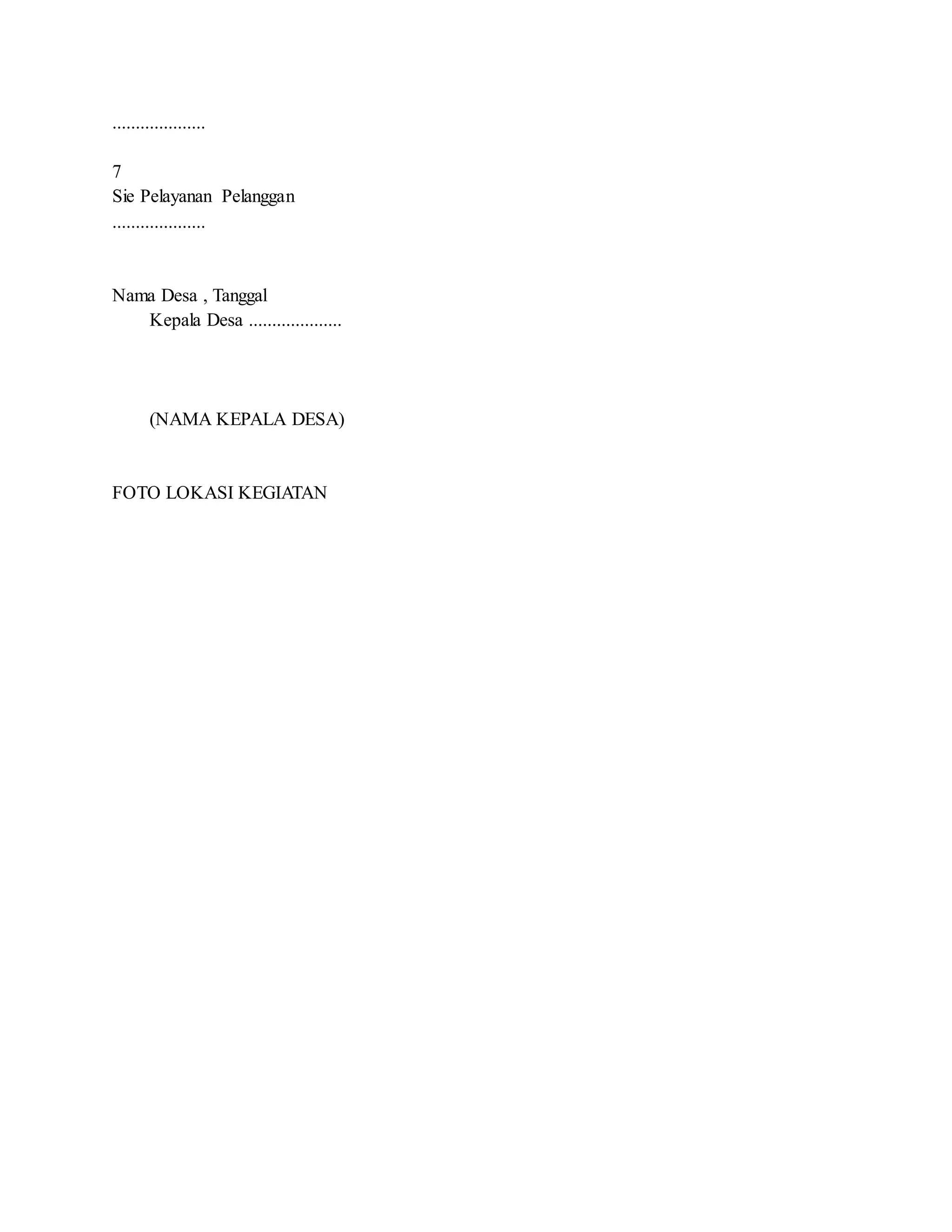 Contoh proposal air bersih | DOCX