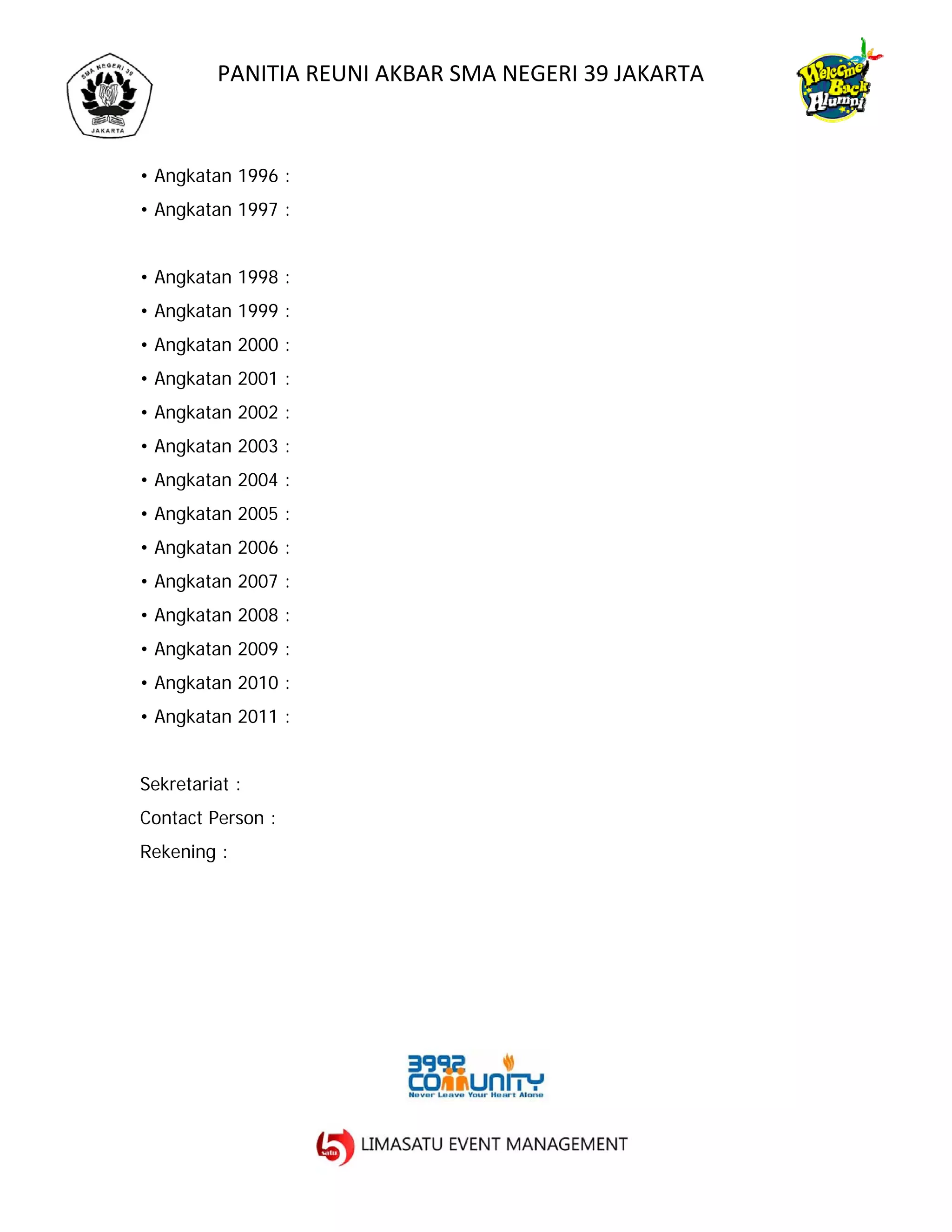 proposal reuni akbarr | PDF