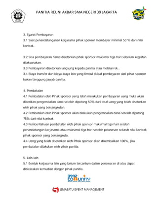 proposal reuni akbarr | PDF