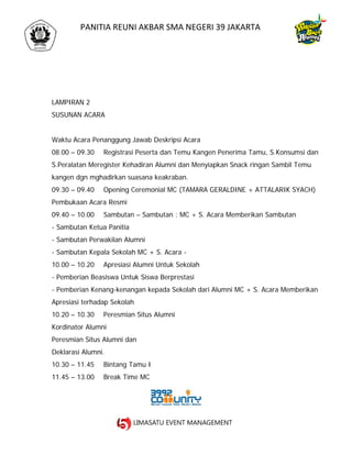 proposal reuni akbarr | PDF