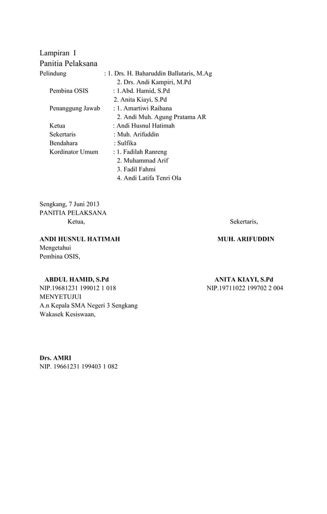 Contoh proposal bazar | DOCX