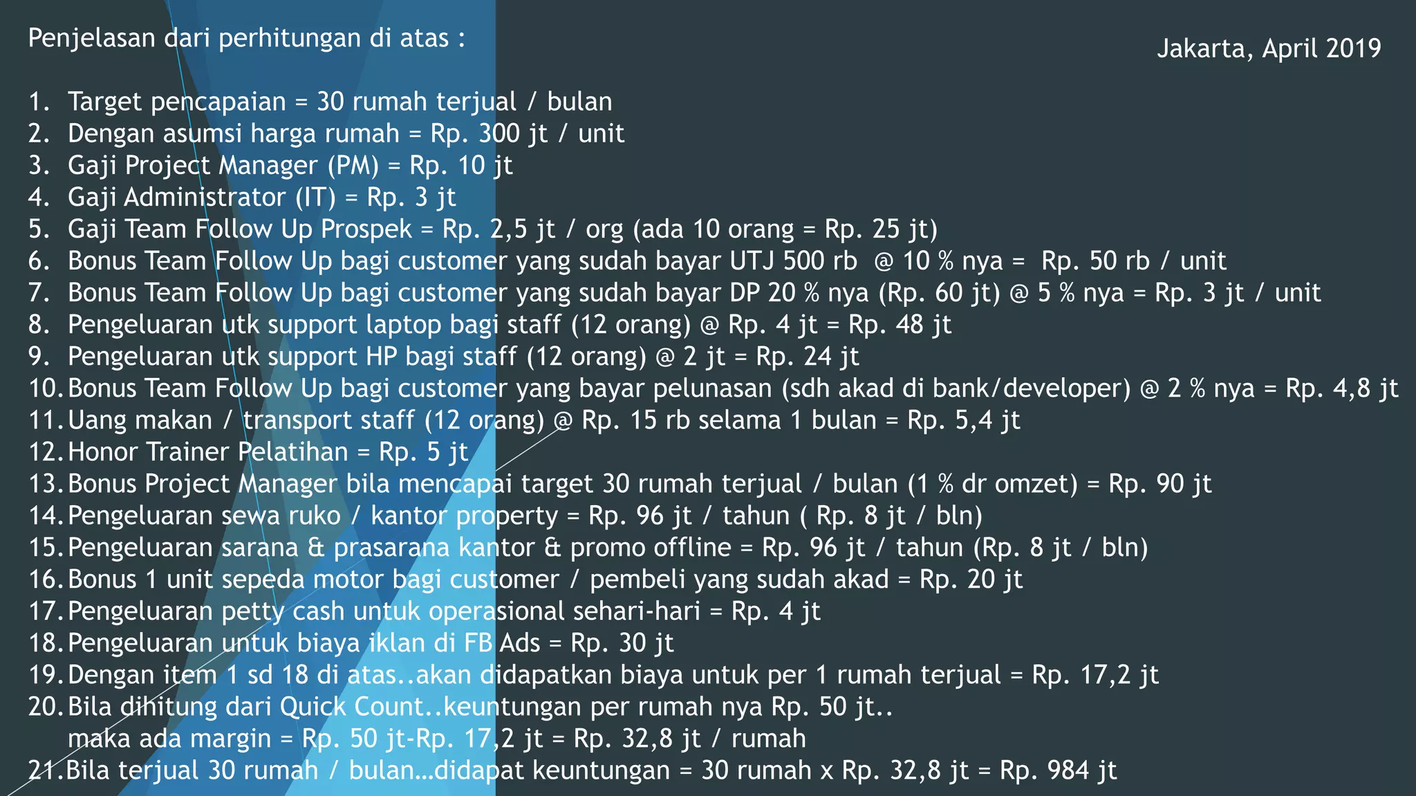 Contoh Proposal Digital Marketing Property (DMP) Project | PPTX
