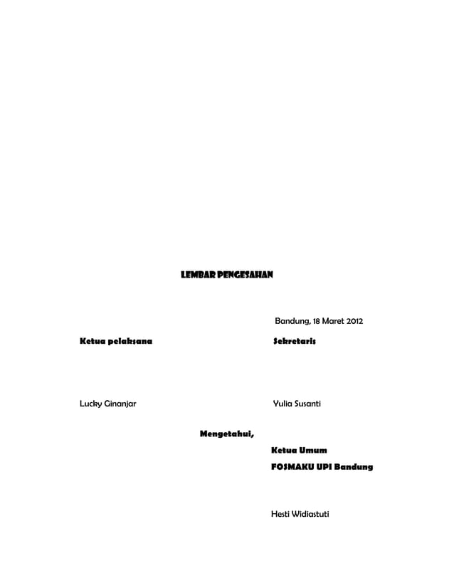 Contoh proposal lho | DOCX