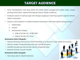 CONTOH PROPOSAL LIPUTAN MEDIA | PDF
