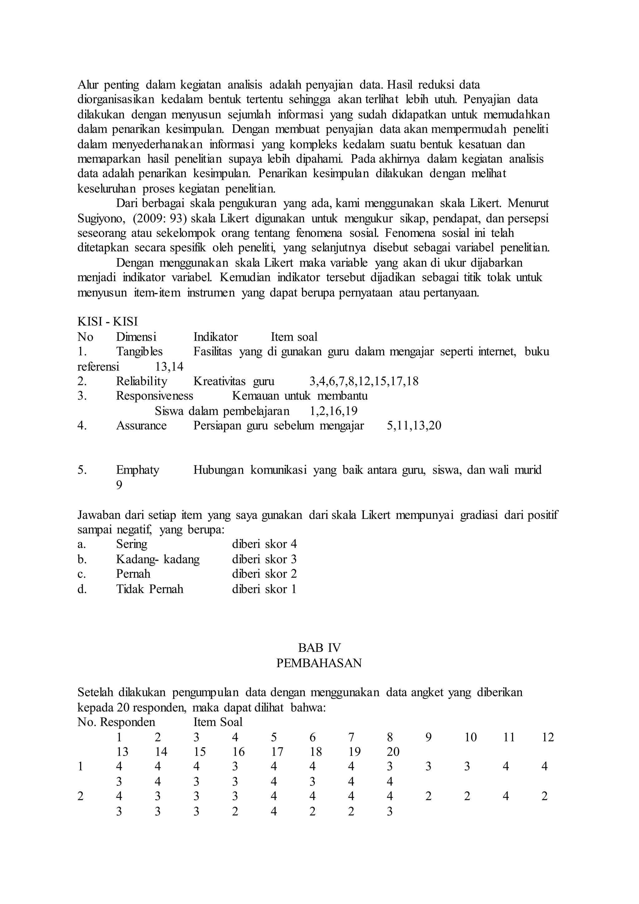 Contoh proposal metode survey | DOCX