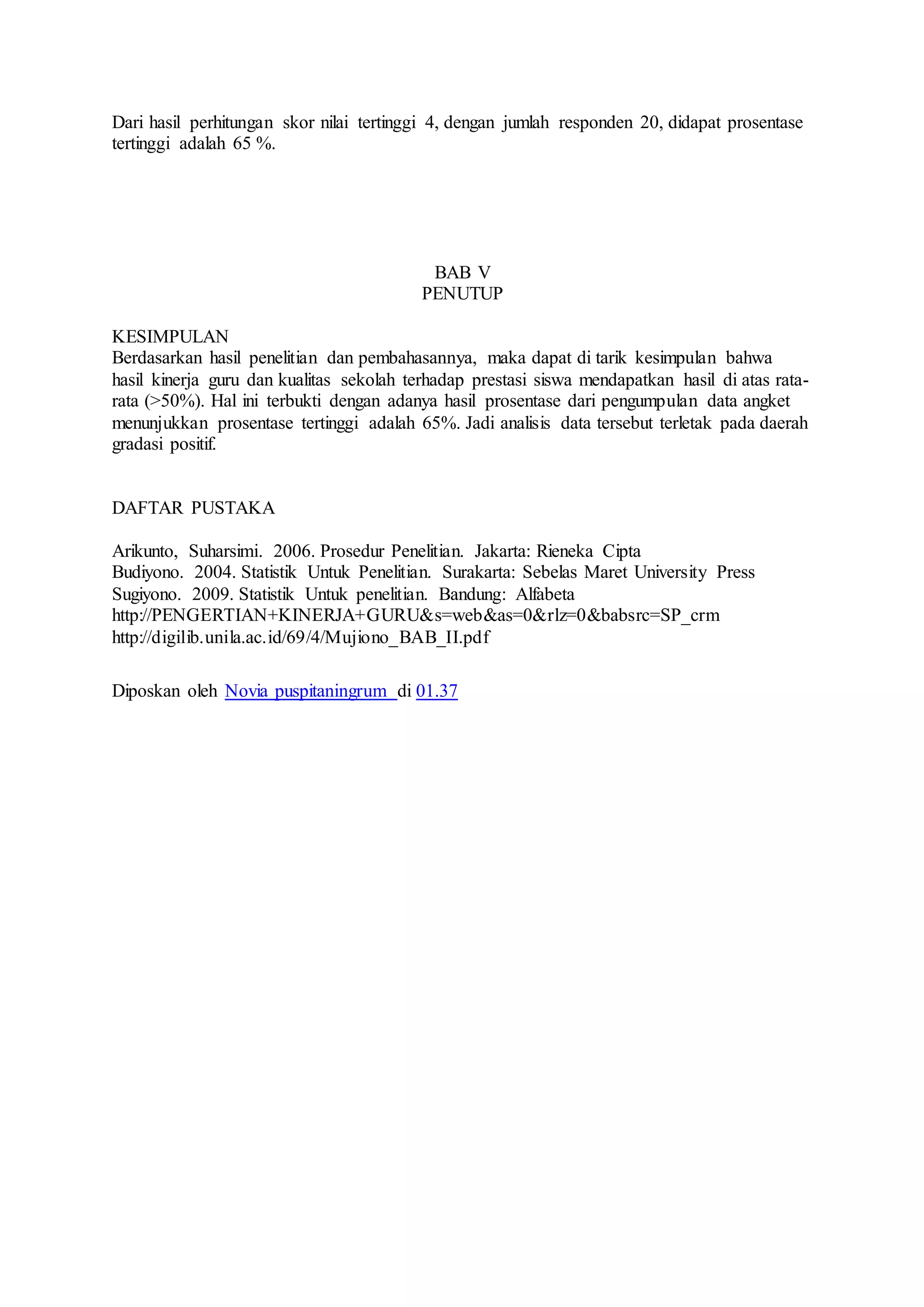 Contoh proposal metode survey | DOCX