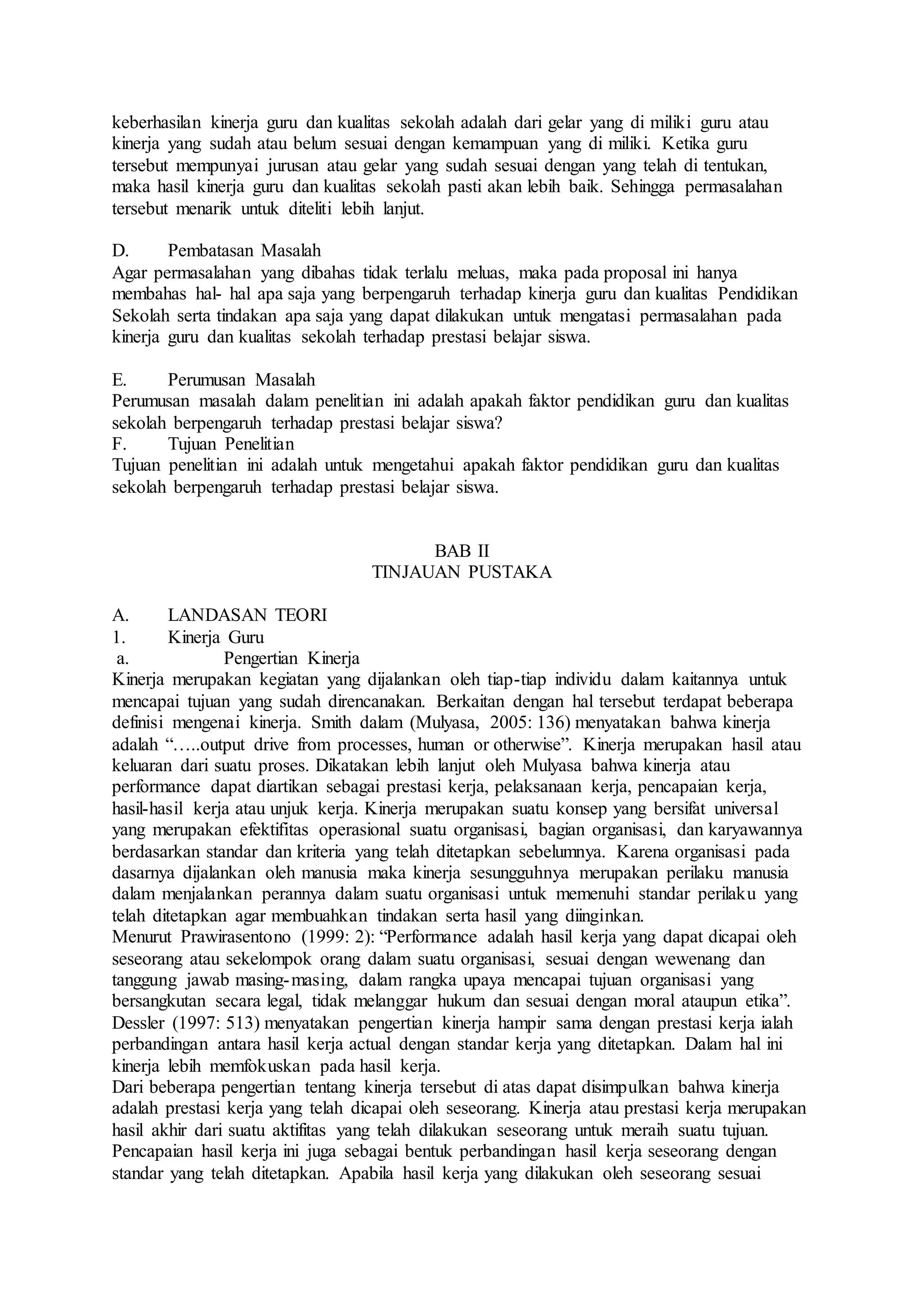 Contoh proposal metode survey | DOCX