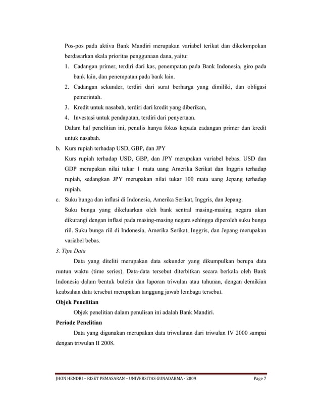 contoh proposal penelitian ilmiah untuk mahasiswa/umum | PDF