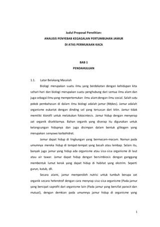 Contoh proposal penlitian | DOCX