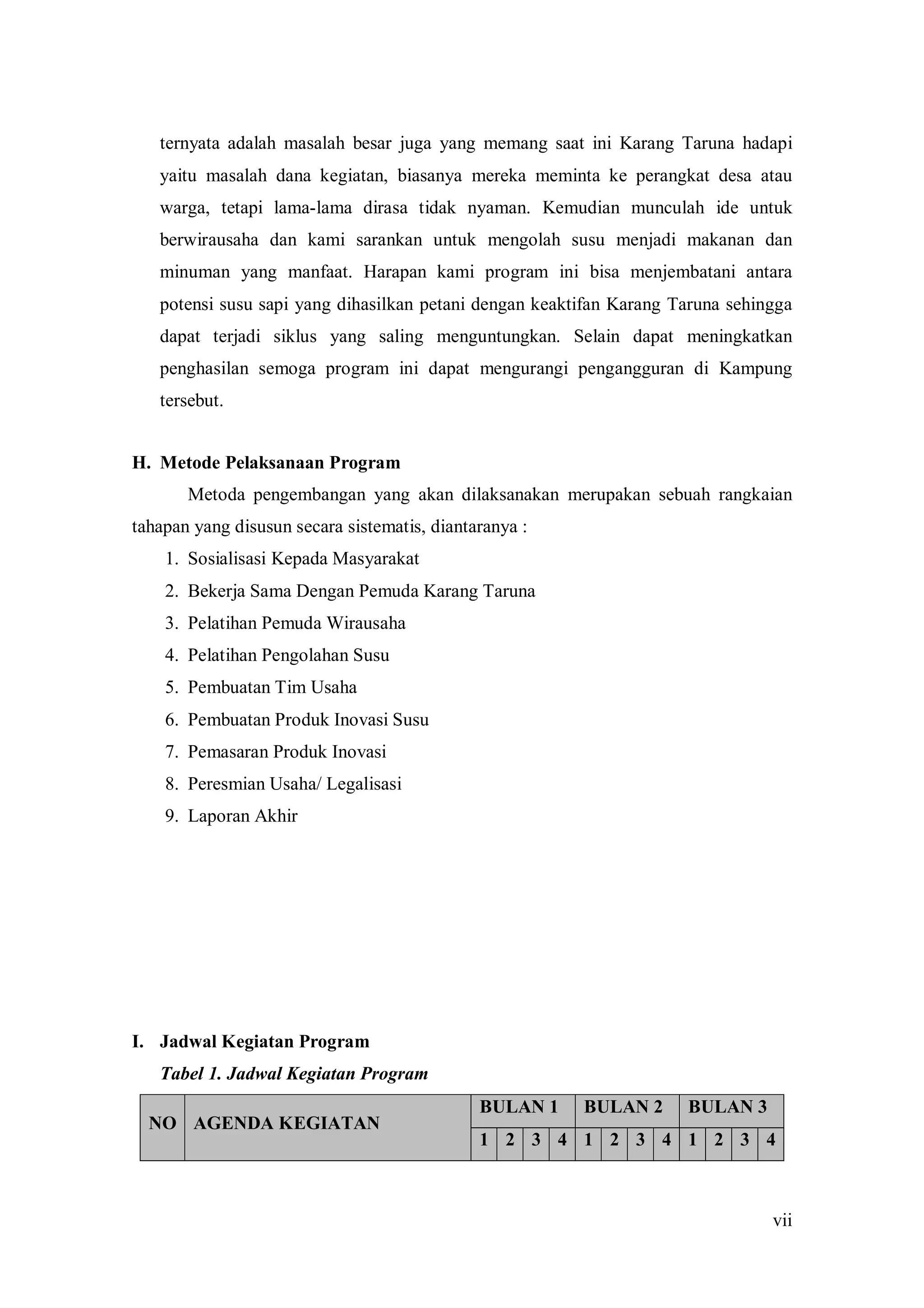Contoh proposal pkm yang didanai dikti | PDF