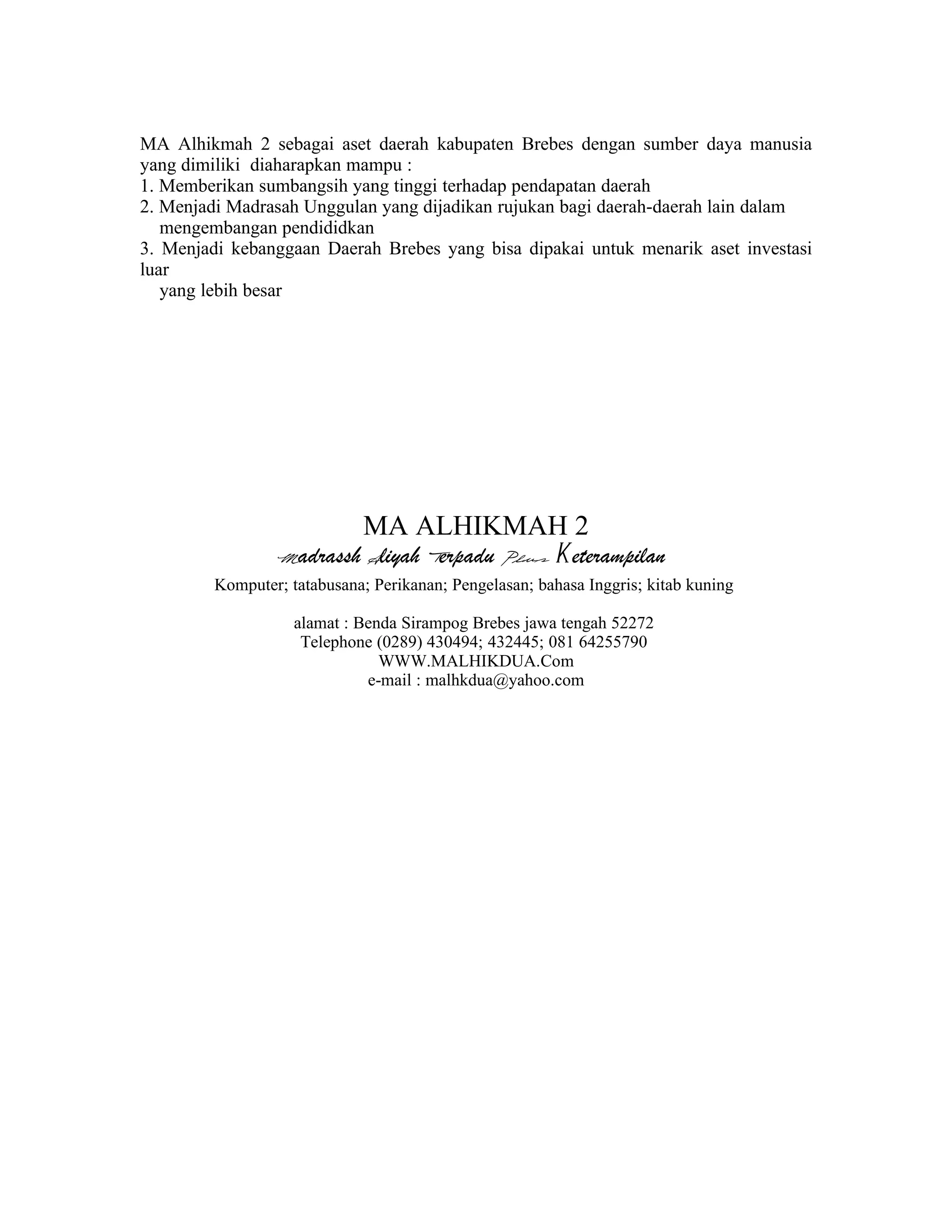 Contoh proposal proyek | DOC