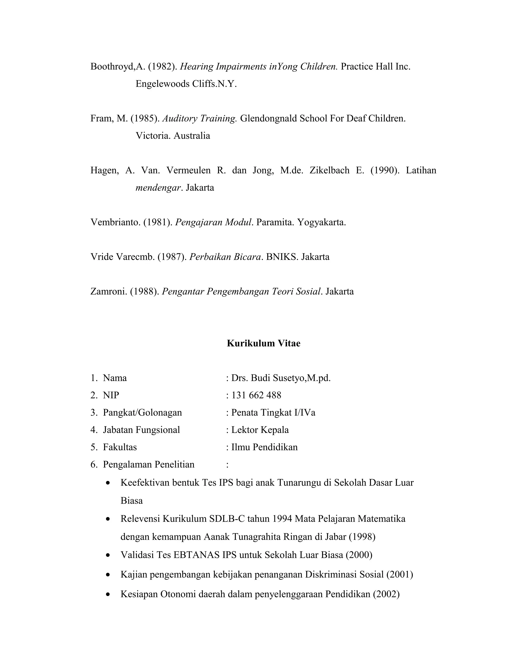 Contoh proposal ptk dan artikel ilmiah | PDF