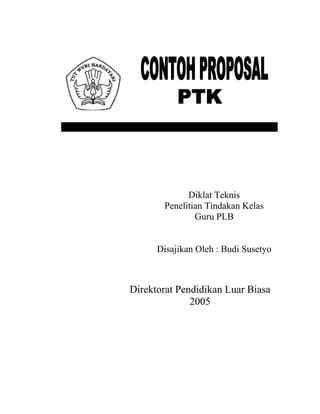 Contoh proposal ptk dan artikel ilmiah | DOC