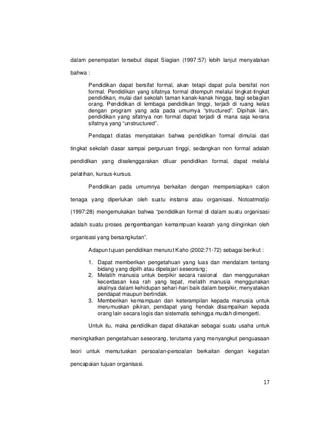 Contoh Proposal Sdm Tentang Kinerja Karyawan Sketsa