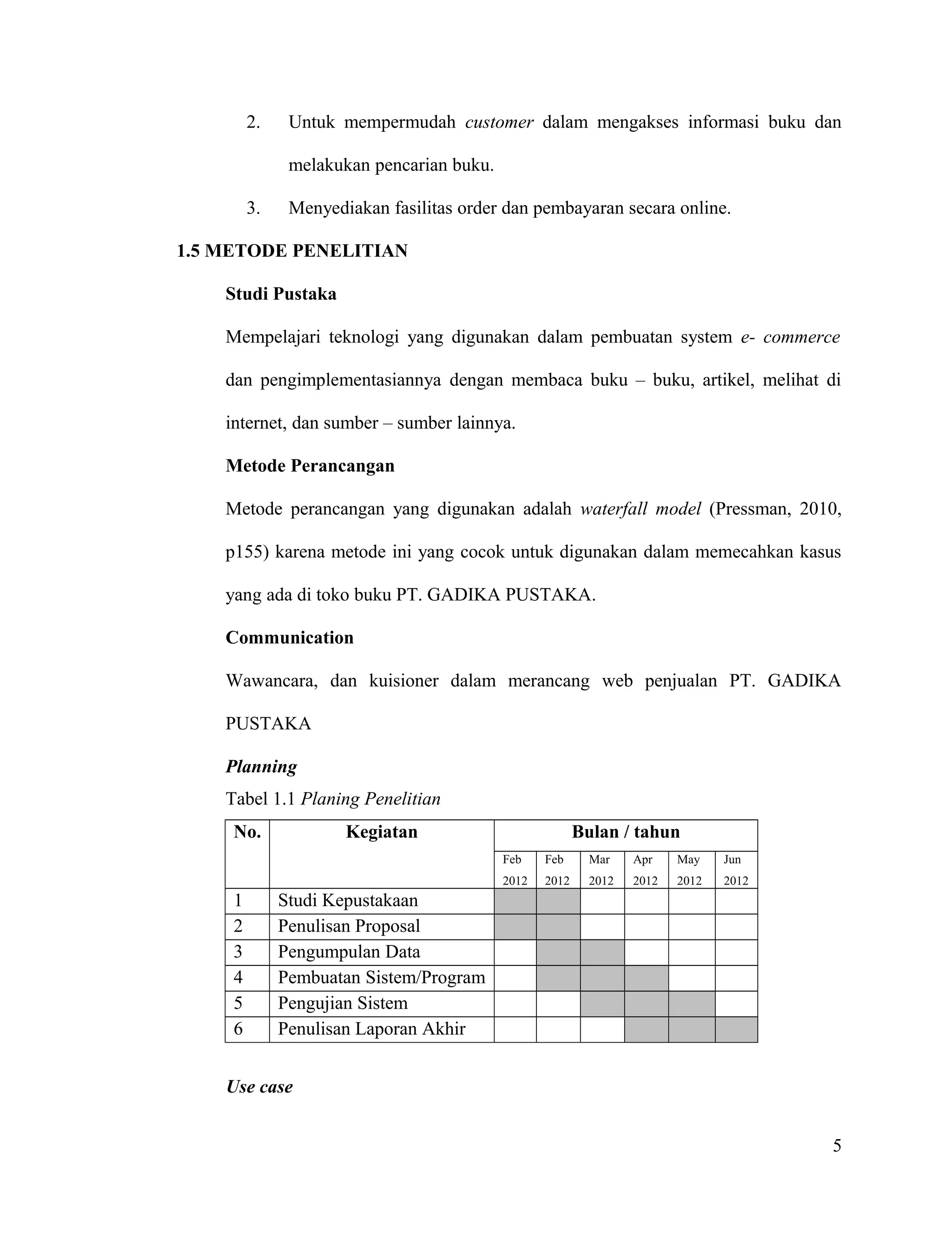 Contoh proposal skripsi | DOC