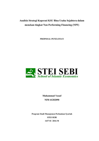 Contoh proposal skripsi | PDF