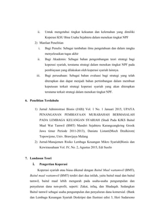 Contoh proposal skripsi | DOC