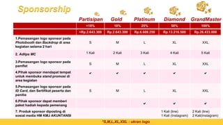 Contoh proposal sponsorship lomba akuntansi | PDF