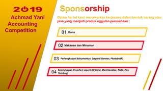 Contoh proposal sponsorship lomba akuntansi | PDF