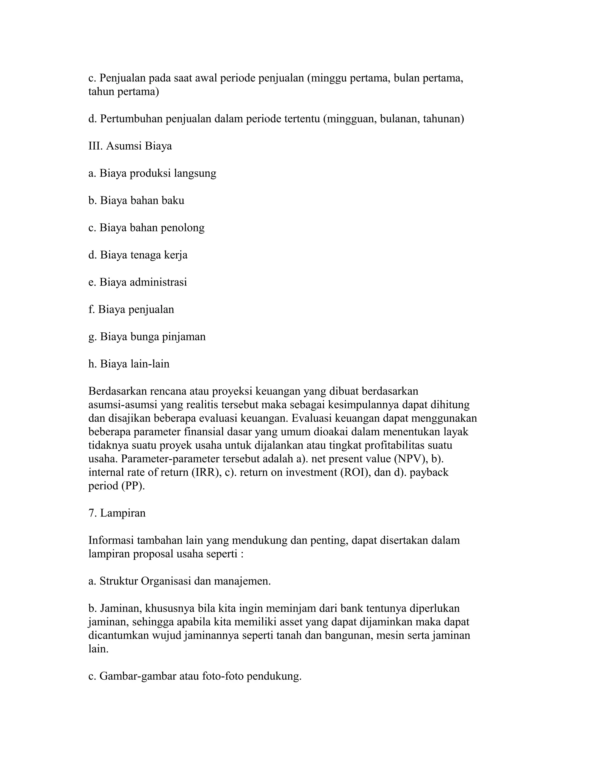 Contoh proposal usaha_bisnis_sembako | DOC