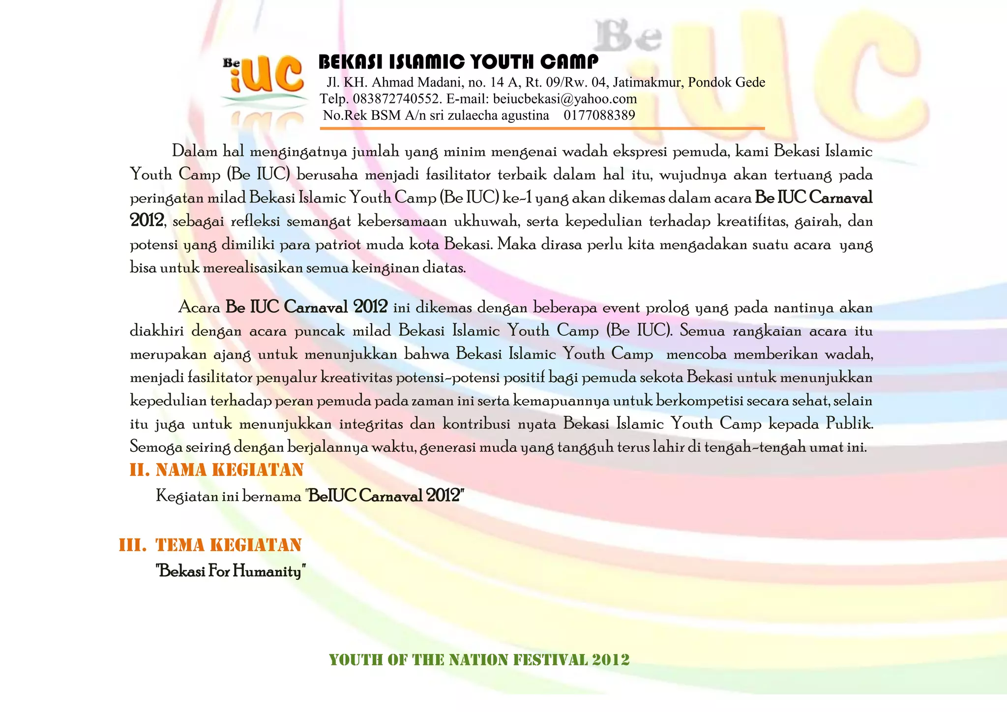 Contoh proposal sponsorship | PDF