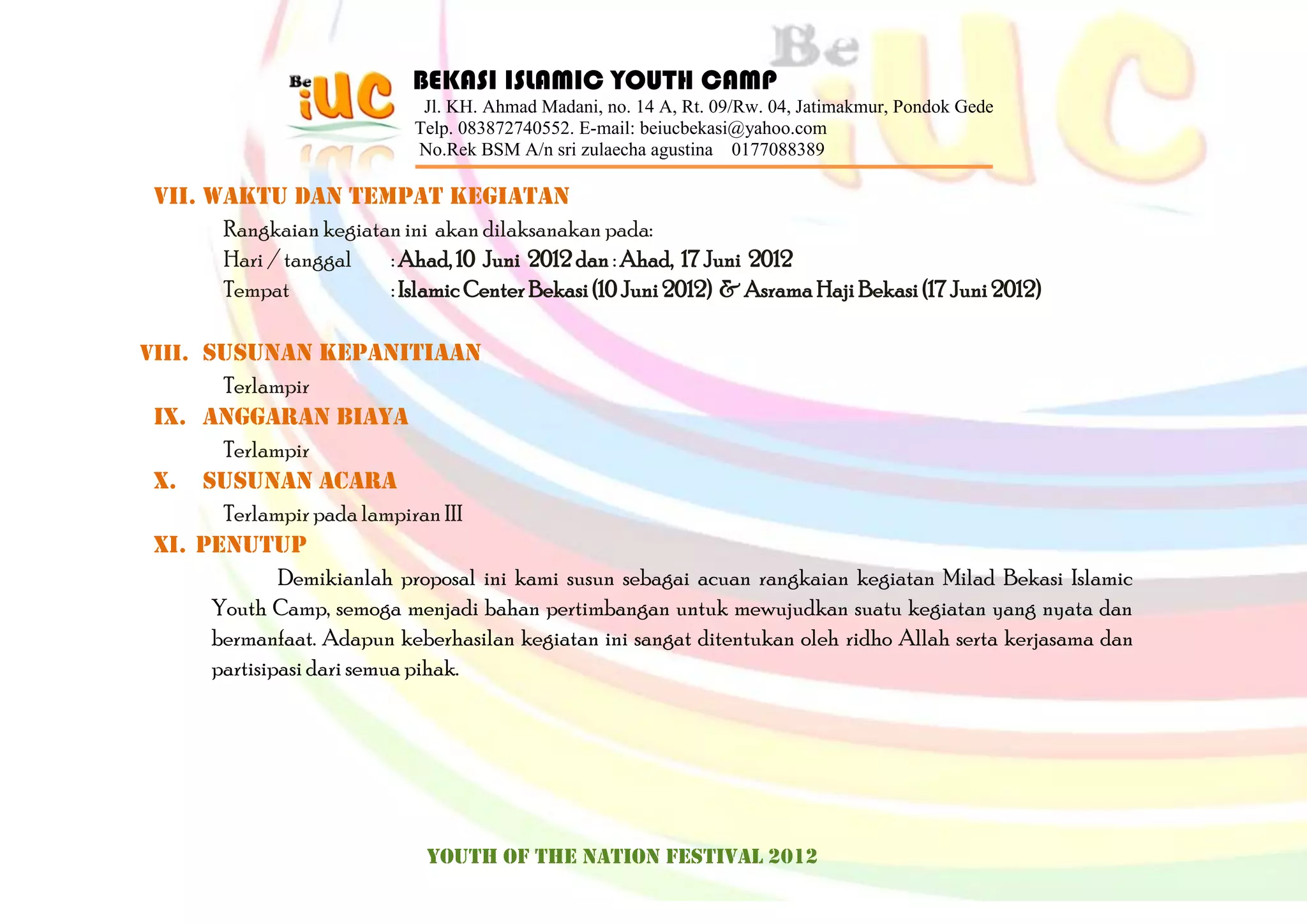 Contoh proposal sponsorship | PDF