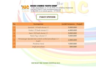 Contoh proposal sponsorship | PDF