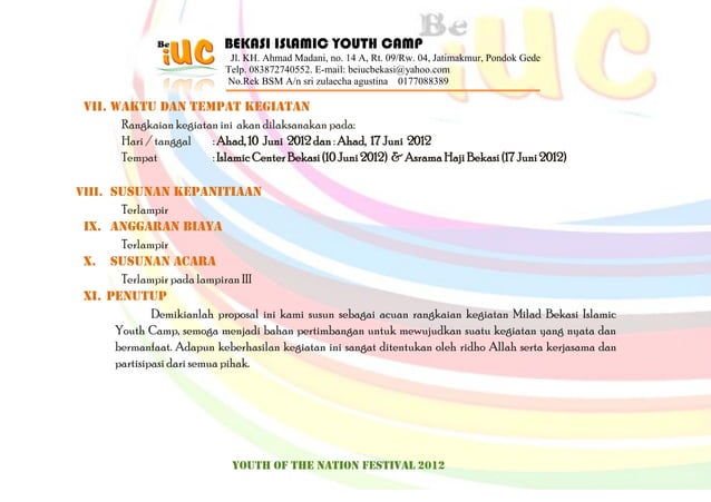 Contoh proposal sponsorship | PDF