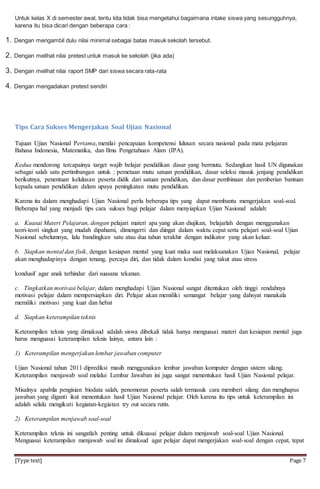 Contoh proses penentuan kkm | DOCX