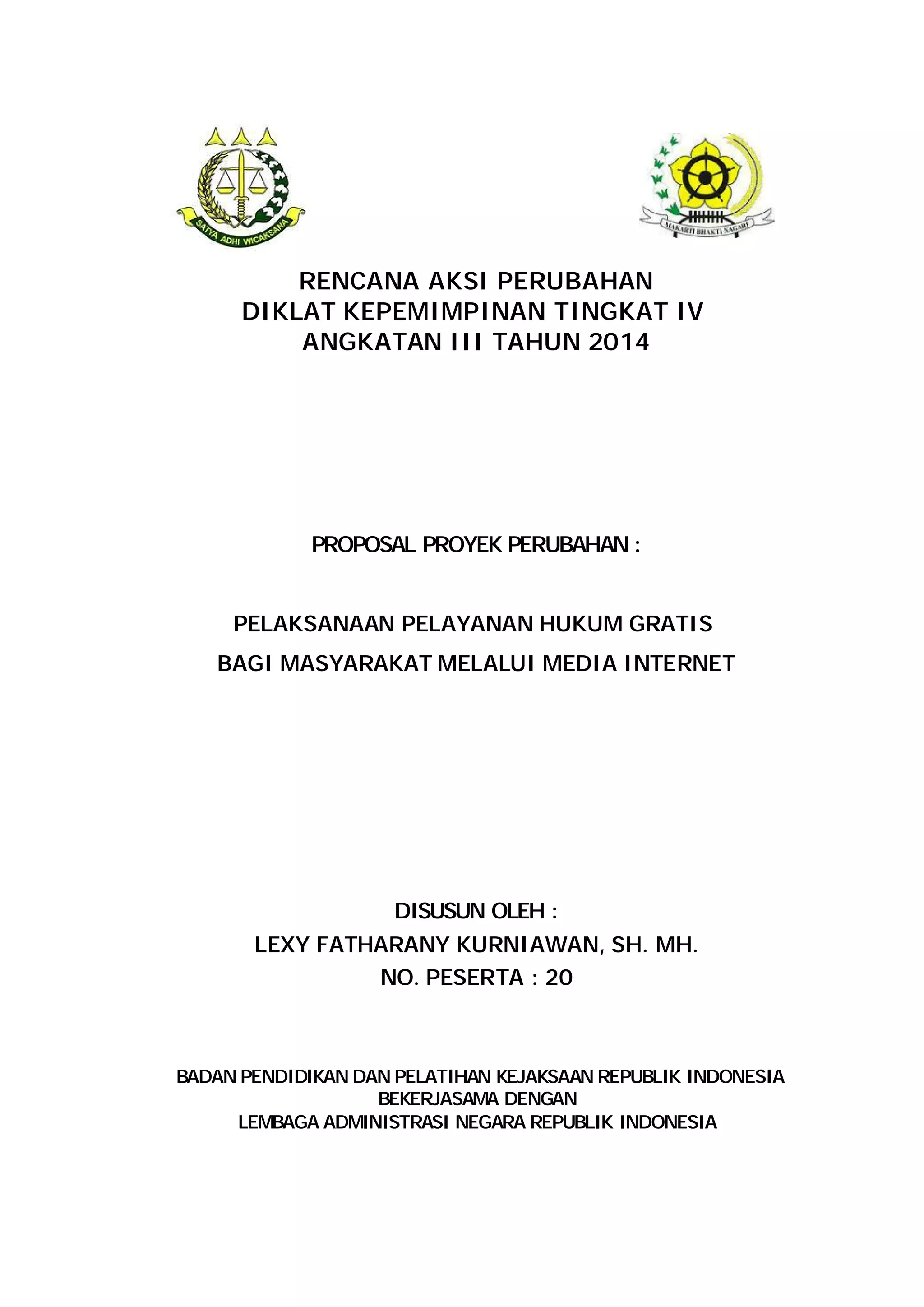 Contoh proyek perubahan datun | PDF