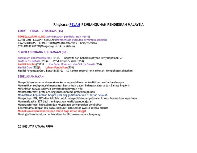 Contoh Perancangan strategik sekolah 2021 | PDF