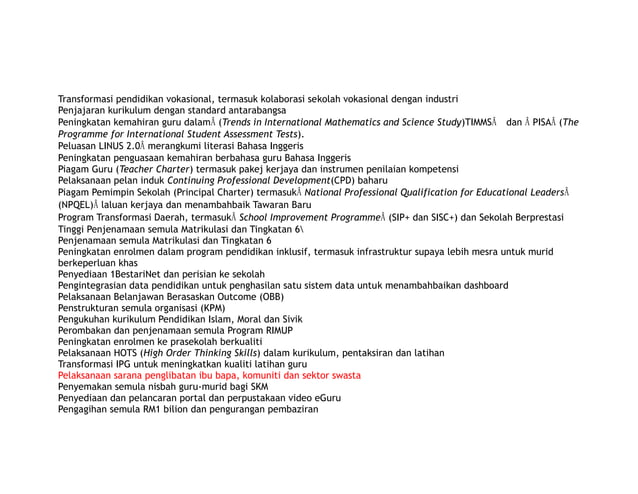 Contoh Perancangan strategik sekolah 2021 | PDF