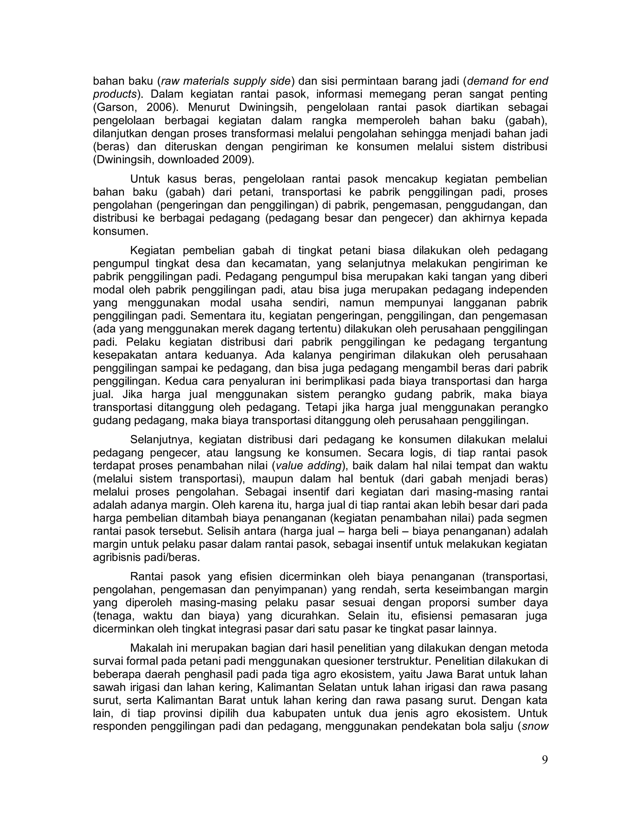 Contoh rantai pasok | PDF