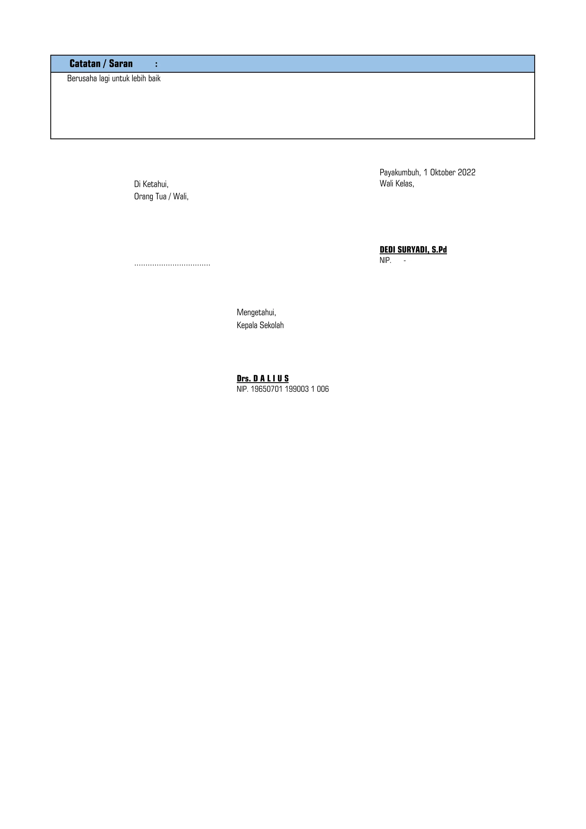 Contoh Rapor P5 untuk siswa SMK Kejuruan | PDF