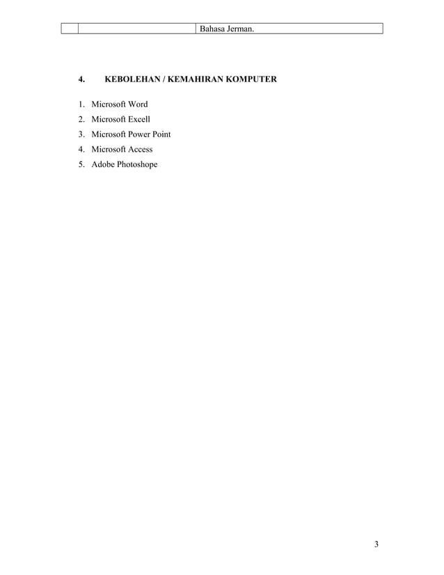 Contoh resume dalam bahasa melayu | DOC