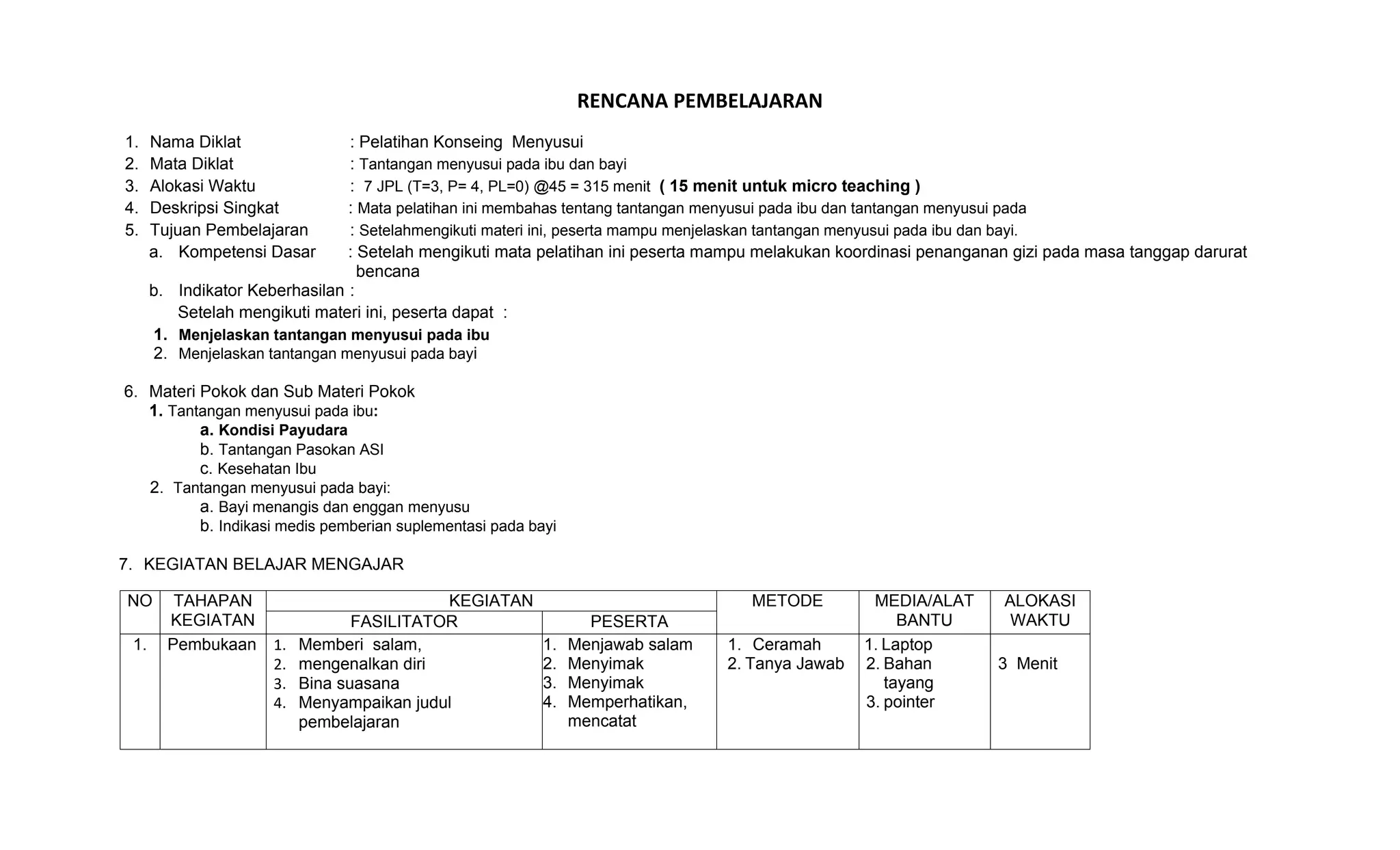 CONTOH RENCANA PEMBELAJARAN PELATIHAN KADER POSYANDU.pdf