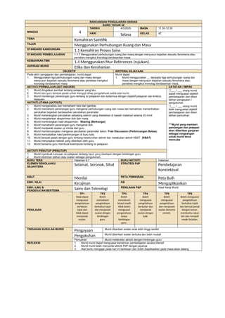 Contoh RPH bagi sesi 2024/2025 untuk rujukan semua guru | DOCX