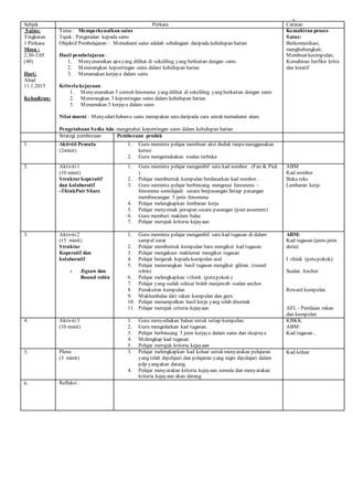 Contoh rph abad ke 21 (sainsbm) | DOCX