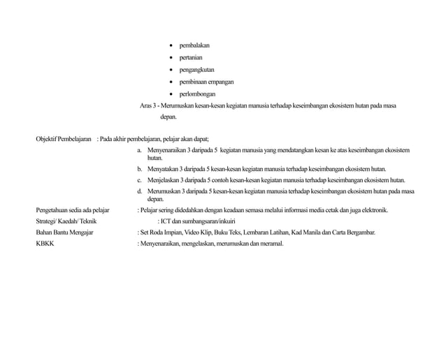 Contoh rph geografi | DOC