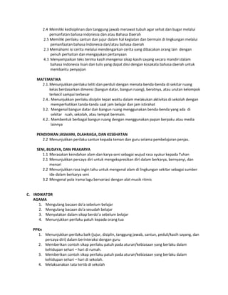 Contoh rpp kurikulum 2013 | DOCX